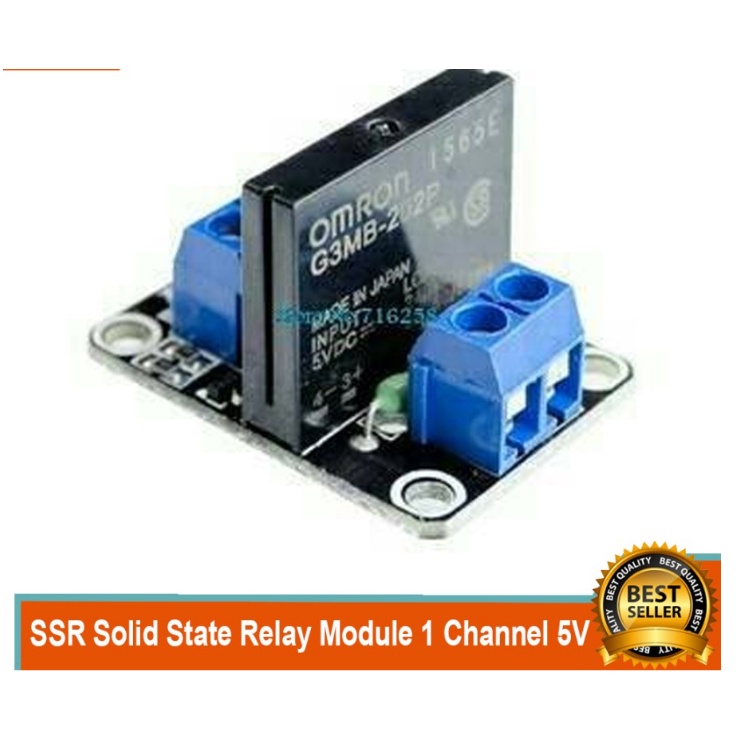 Jual Modul SSR Omron 5v 1 Channel DC Solid State Relay Load 240vAC 2A ...