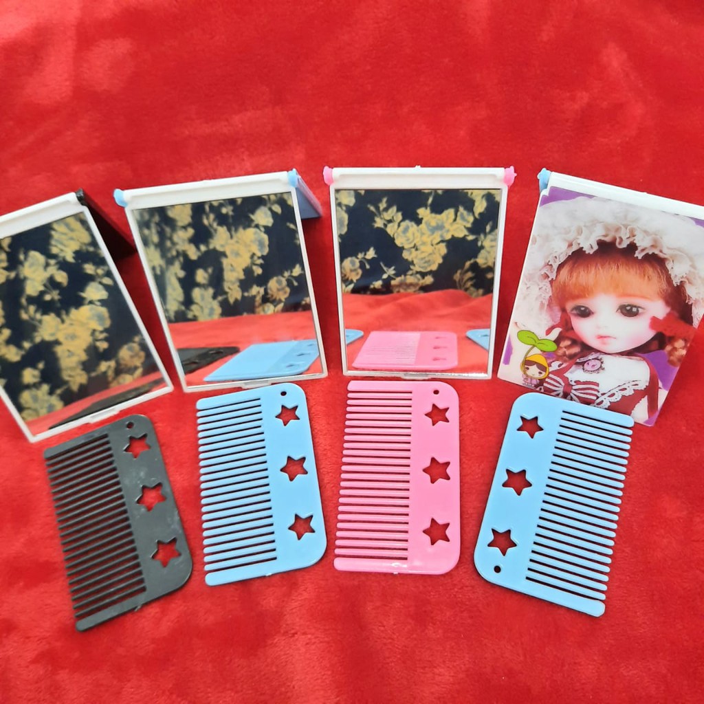 Jual Cermin Sisir Casing 3D Tiga Dimensi Cantik Kaca Cermin Kaca Rias ...