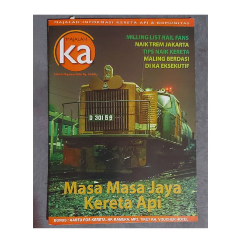 Jual Majalah KERETA API edisi 01 | Shopee Indonesia
