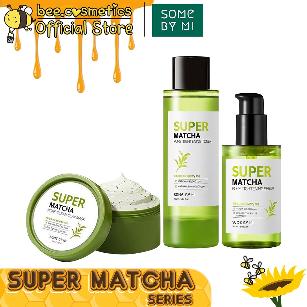 Jual SOMEBYMI SUPER MATCHA SERIES ( CLAY MASK / SERUM / TONER ...