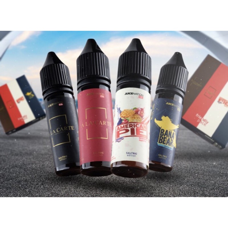 Jual LIQUID JUICENATION FRIENDLY PACK 15ml SALTNIC | Shopee Indonesia