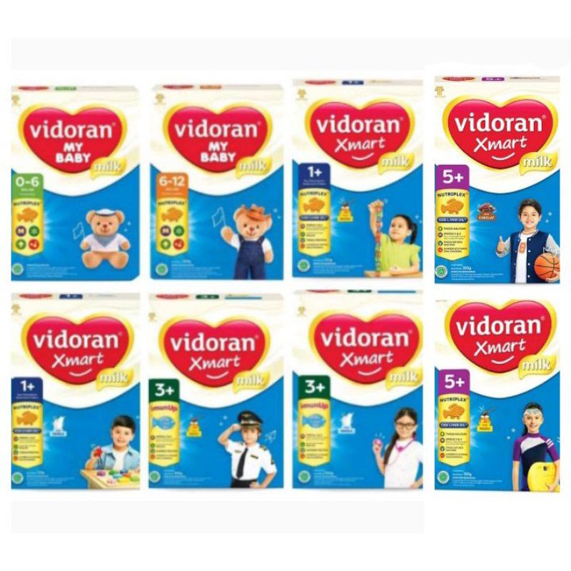 Jual Vidoran Xmart Milk 1+ / 3+ / 6-12 / 0-6 ( 350gr ) | Shopee Indonesia
