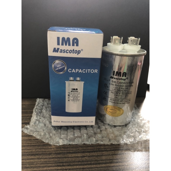 Jual Kapasitor AC 25 micro UF "IMA Mascotop" Best Quality | Shopee ...
