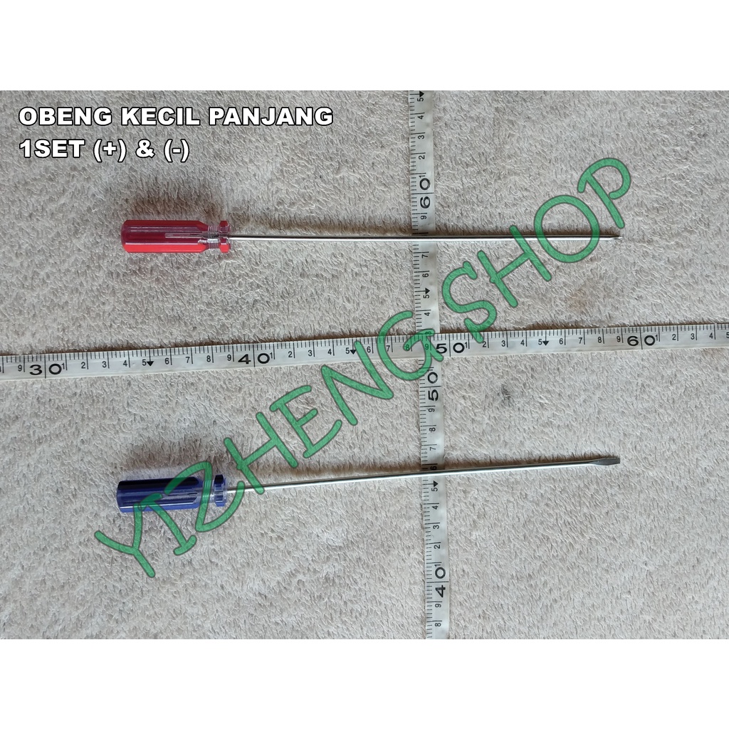 Jual OBENG KECIL PANJANG 1 SET ( + ) dan ( - ) | Shopee Indonesia