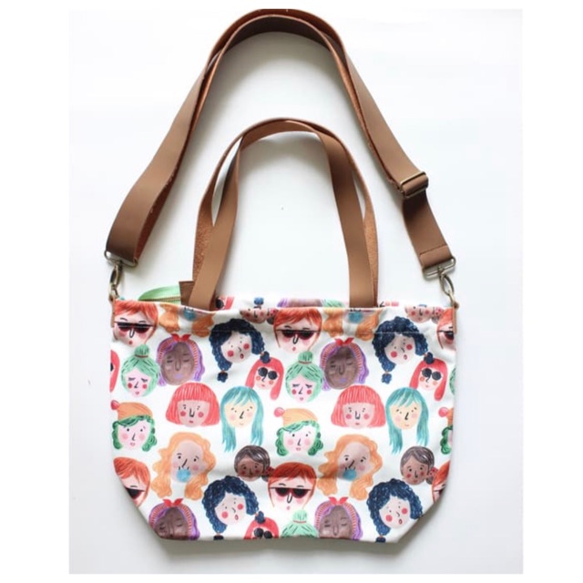 Jual NEW Tote Bag Faces Reborn by Ideku Handmade idekuhandmade | Shopee ...