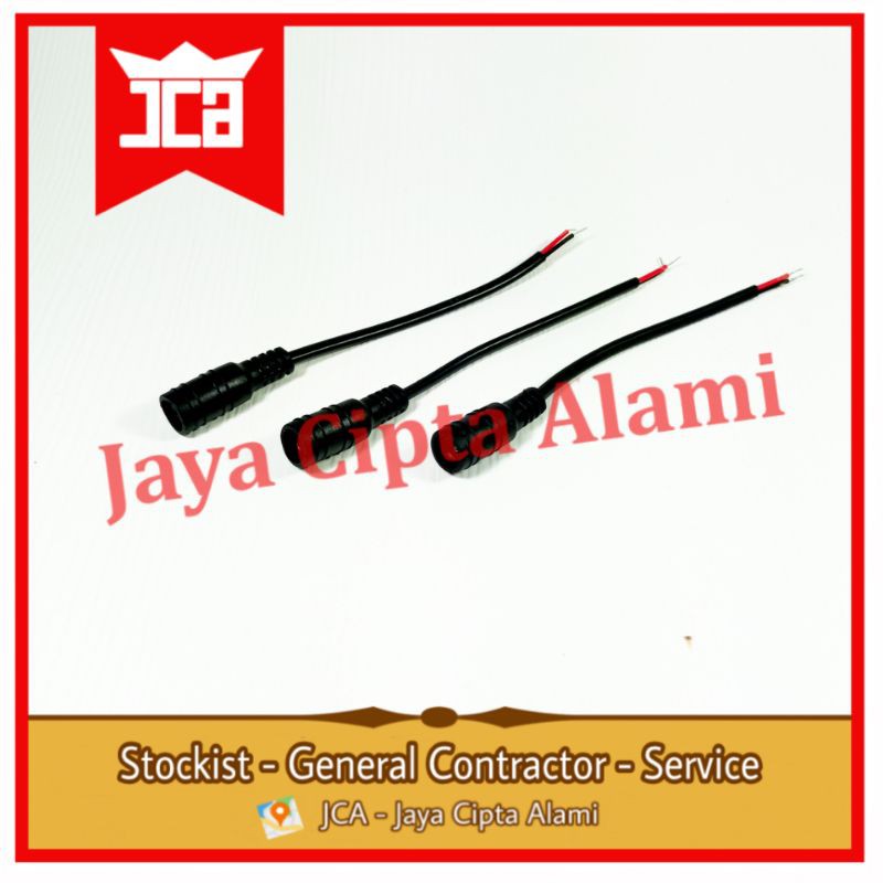 Jual kabel dc sambungan jack adaptor konektor panjang 10cm female bkn ...