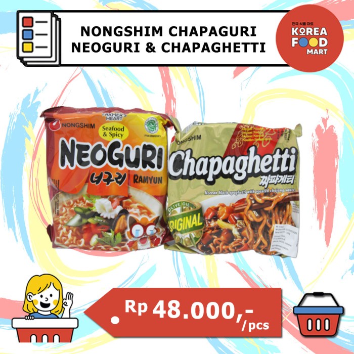 Jual Da2011F Nongshim Chapaguri / Chapaghetti & Neoguri / Ramdon / Mie ...