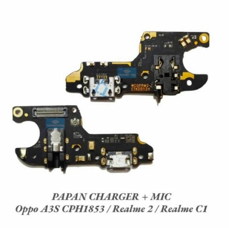 Jual Flexibel papan charger Konektor PCB REALME 2/Oppo A3S/REALME C1 ...
