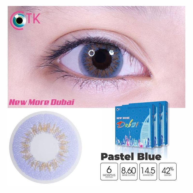 Jual Softlens NEW MORE DUBAI 14.5 MM By CTK / Softlen Soflen | Shopee ...