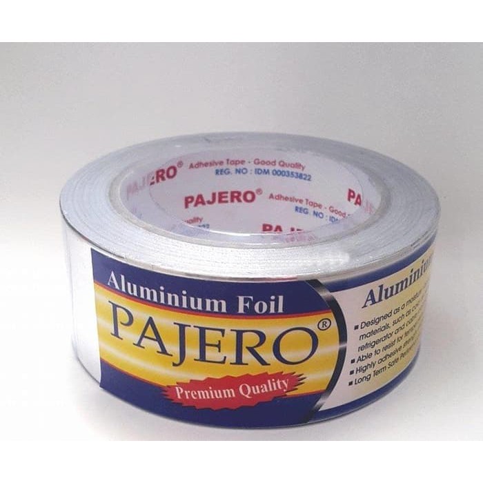 Jual Isolasi Aluminium Foil PAJERO 25 Meter Anti Panas I Solasi Lakban ...