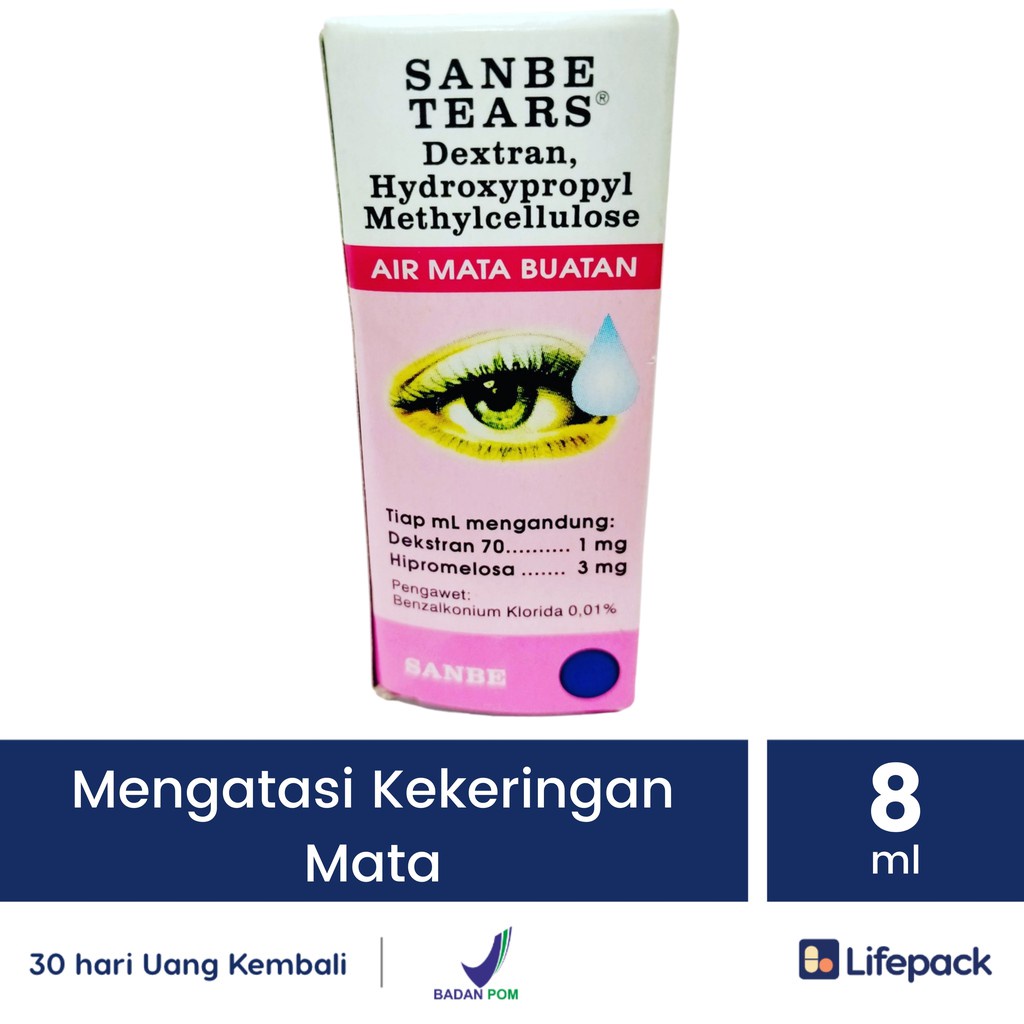Jual Sanbe Tears Eye Drops - Obat Tetes Mata - LIFEPACK | Shopee Indonesia