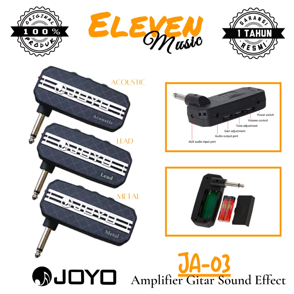 Jual JOYO JA-03 Amplifier Gitar Sound Effect Gitar Plug Joyo Original ...
