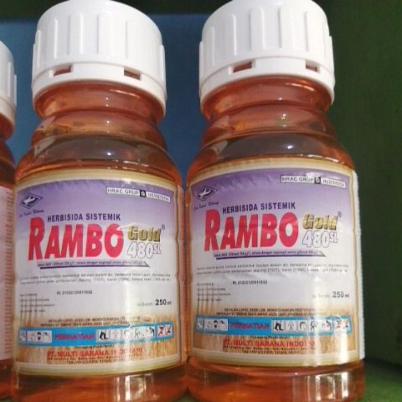 Jual Herbisida sistemik RAMBO 550 SL pembasmi rumput liar pembasmi ...