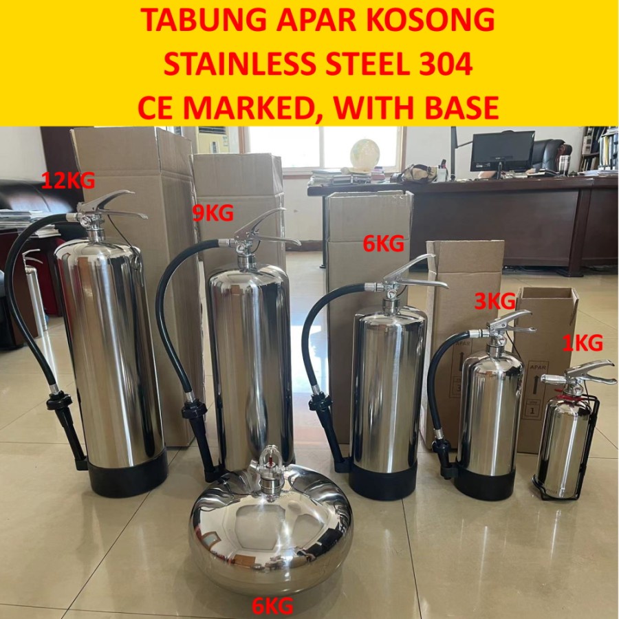 Jual Tabung Pemadam APAR Kosong Stainless Steel 304 CE / Stenlis Anti ...