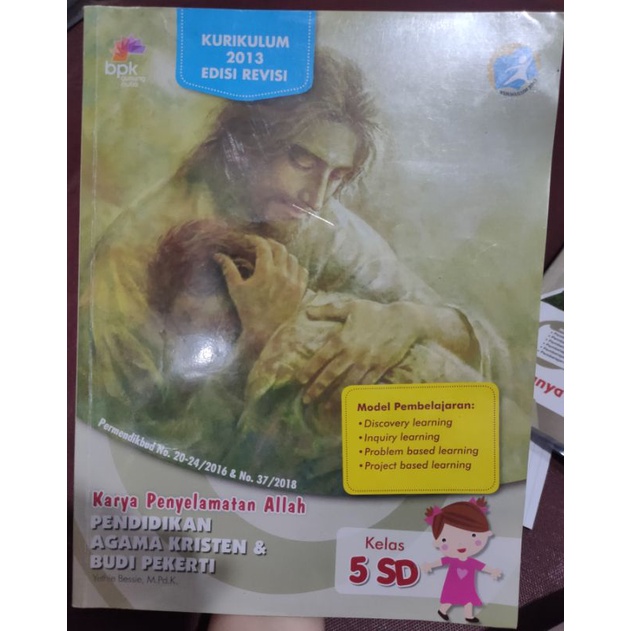 Jual Pendidikan Agama Kristen dan Budi Pekerti Kelas 5 SD Karya Penyelamatan Allah K13 Edisi ...