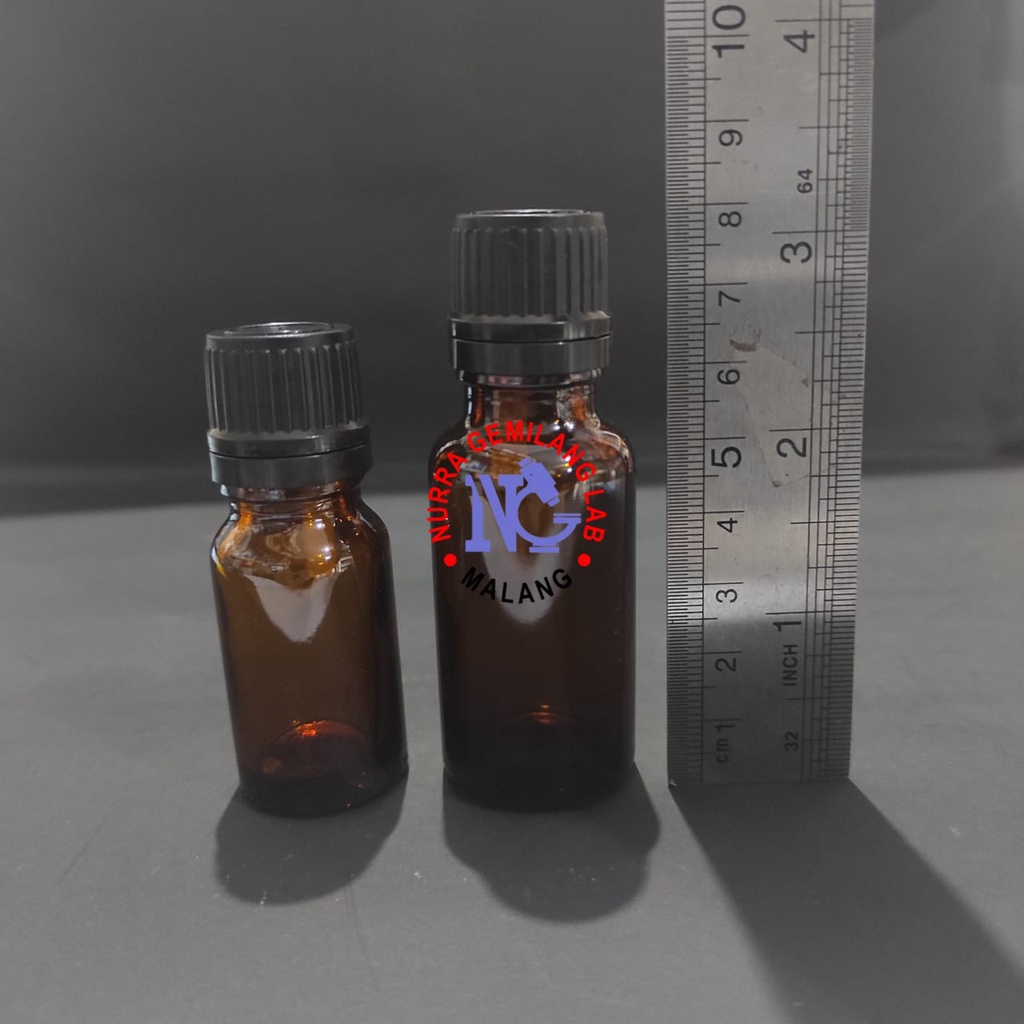 Jual Botol Kaca Gelap 10 ml dan 20 ml | Shopee Indonesia