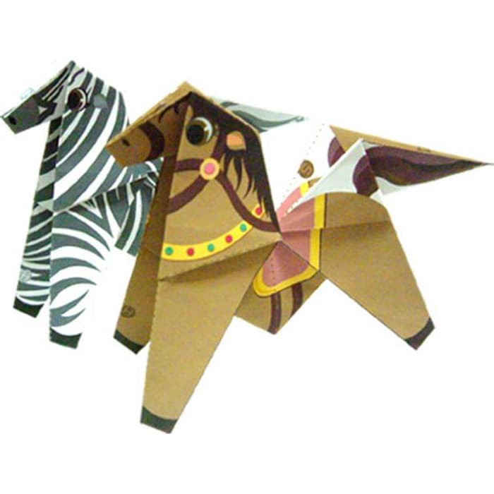 Jual DIY Papercraft Origami Kuda | Shopee Indonesia