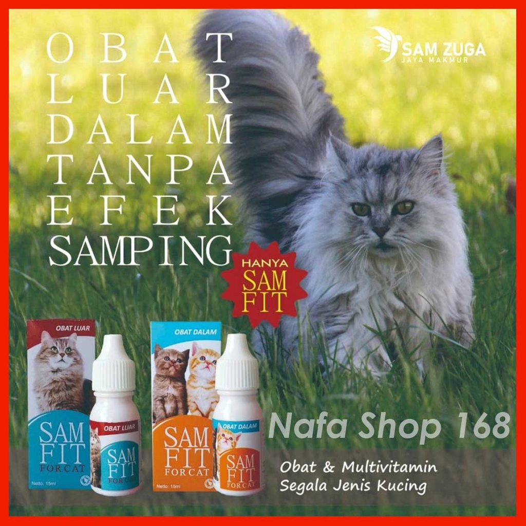 Jual SAMFIT Obat Kucing Ampuh Untuk Penyakit Dalam dan Luar Telinga ...