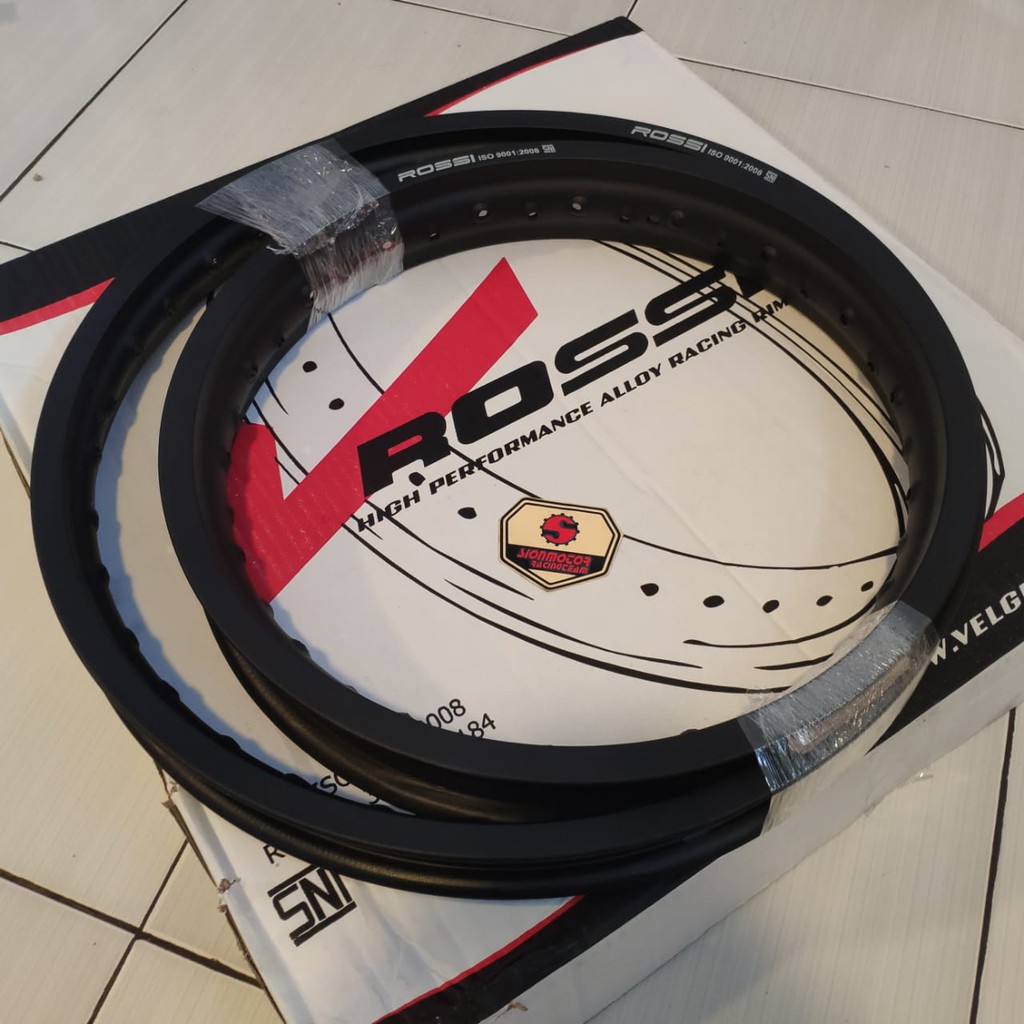 Jual Velg 16-19 Rossi Hitam Doff 36Holes | Shopee Indonesia