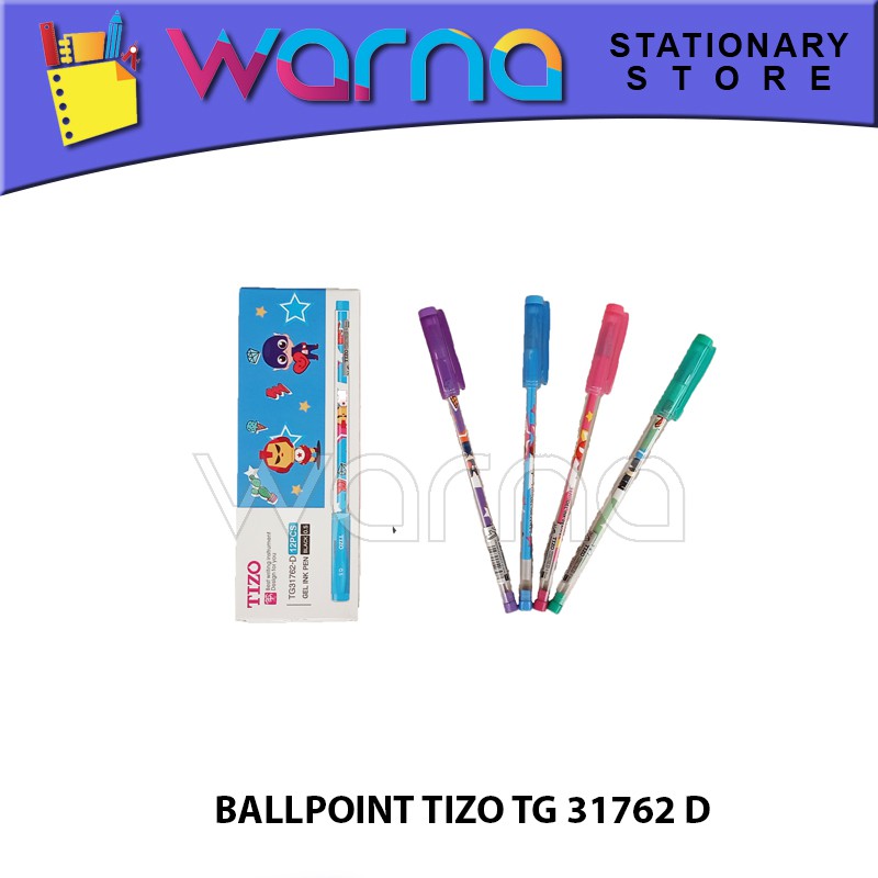 Jual PEN PULPEN BOLPEN BALLPOINT TIZO TG 31762 | Shopee Indonesia
