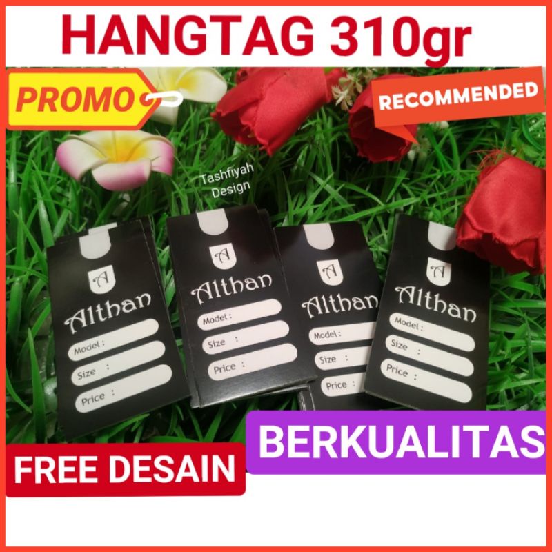 Jual Hangtag baju / handtag label baju / hand tag label baju thank you ...
