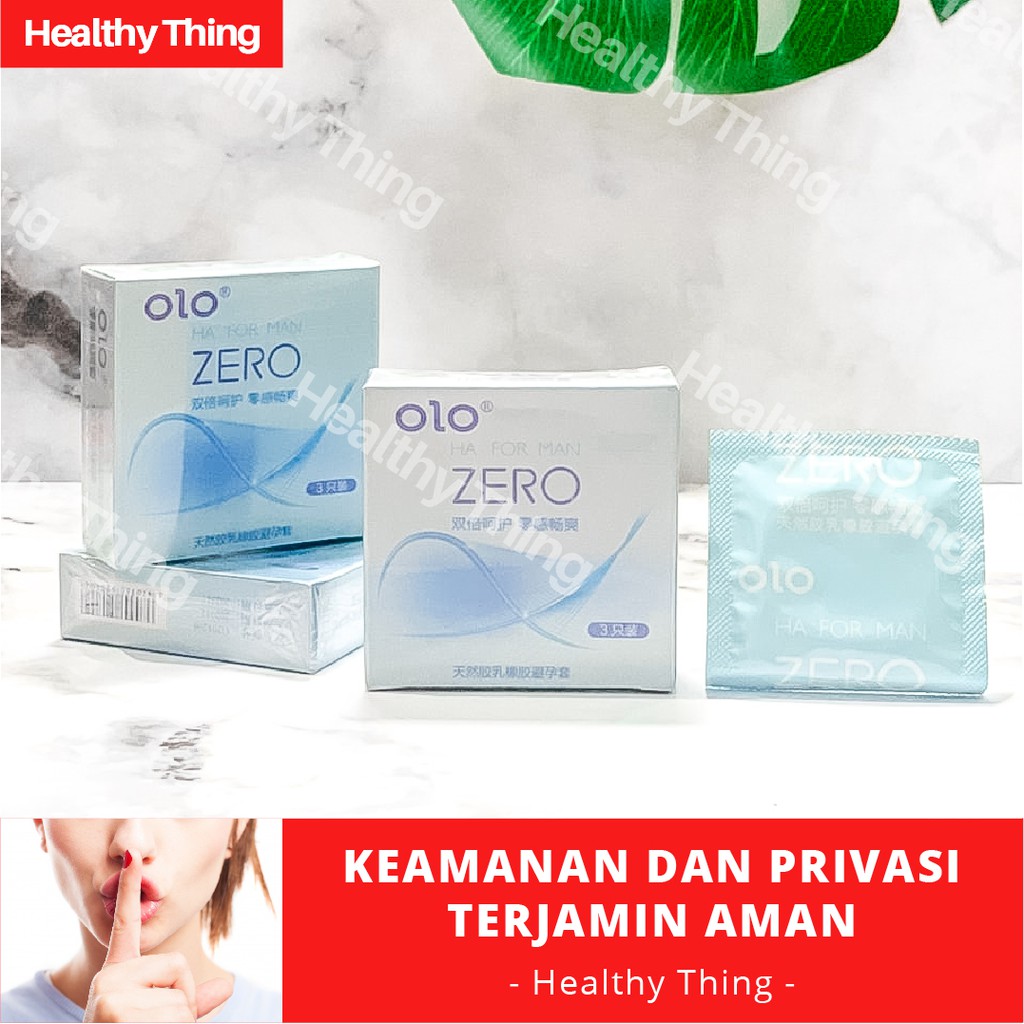 Jual Kondom OLO For Man Zero Super Smooth Condom Tipis 0.01mm | Shopee Indonesia