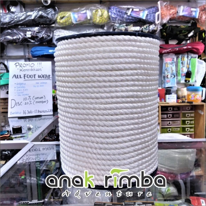 Jual TALI TAMBANG NYLON DIAMETER 16 MM PERMETER, TALI WAHANA OUT BOND ...