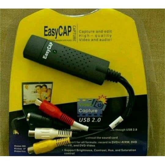 Jual Tv Card | Easycap Usb Video Capture Adapter 1 Channel Utv007 ...