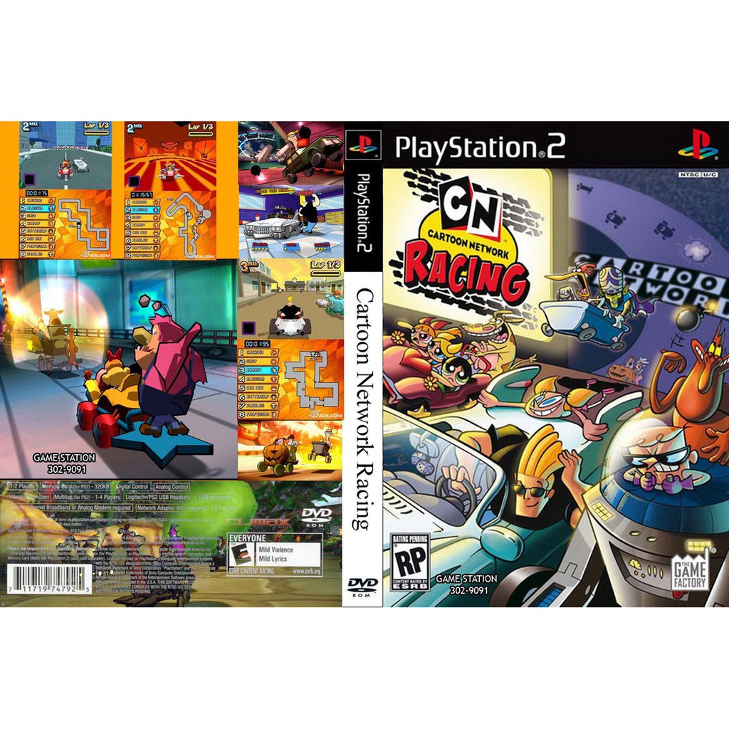 Jual Kaset Ps2 Game Cartoon Network Racing | Shopee Indonesia