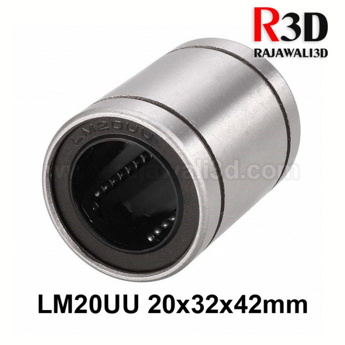 Jual Linear Bearing LM20UU Sliding Bushing 20x32x42mm | Shopee Indonesia