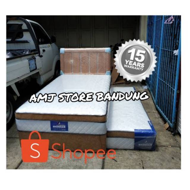 Jual Spring Bed twin atas bawah sorong polly toop 2 in 1 murah Bandung ...