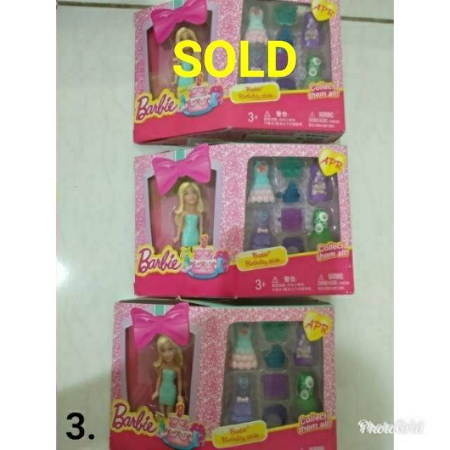 Jual Barbie mini birthday series | Shopee Indonesia