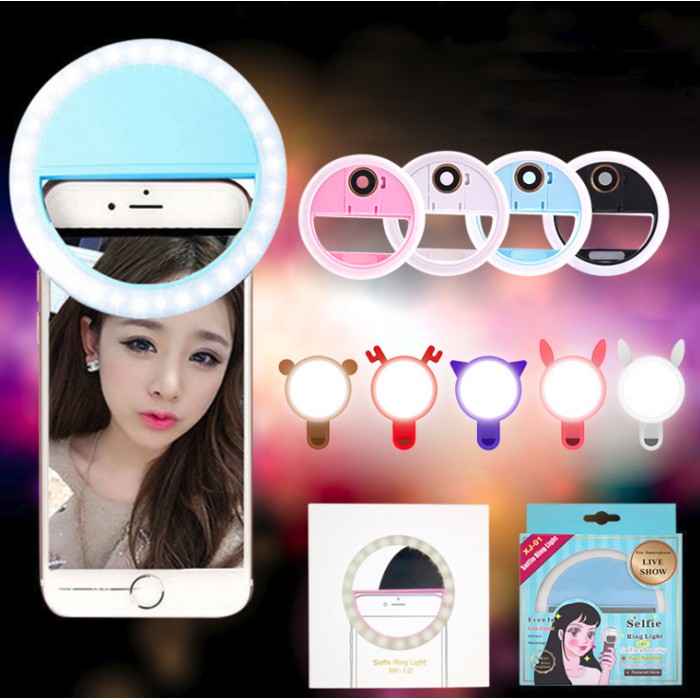 Jual SELFIE CLIP LIGHT LED - ALAT BANTU SELFIE ( SELFI ) , FOTO DI HP ...