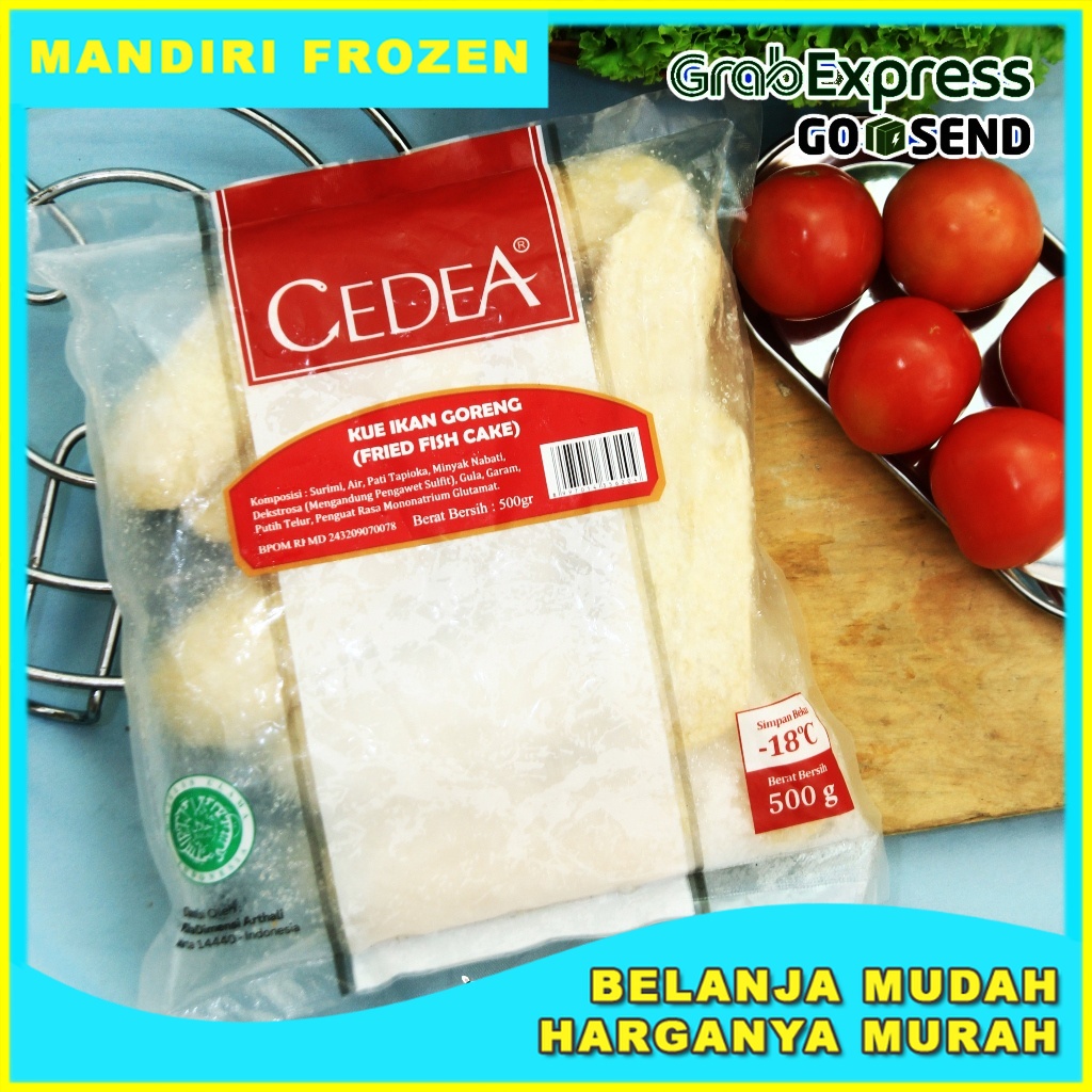 Jual CEDEA Fried Fish Cake Singapore 500gr - Makanan Beku Olahan ...