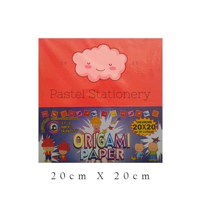 Jual Kertas Lipat 20x20 Asturo - Origami Paper Asturo 20 x 20 Isi 50 ...
