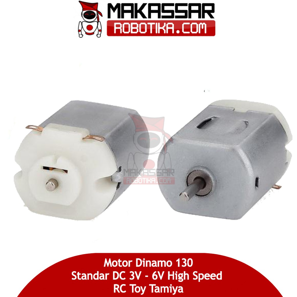 Jual Motor Dinamo 130 Standar DC 3V - 6V High Speed RC Toy Tamiya ...