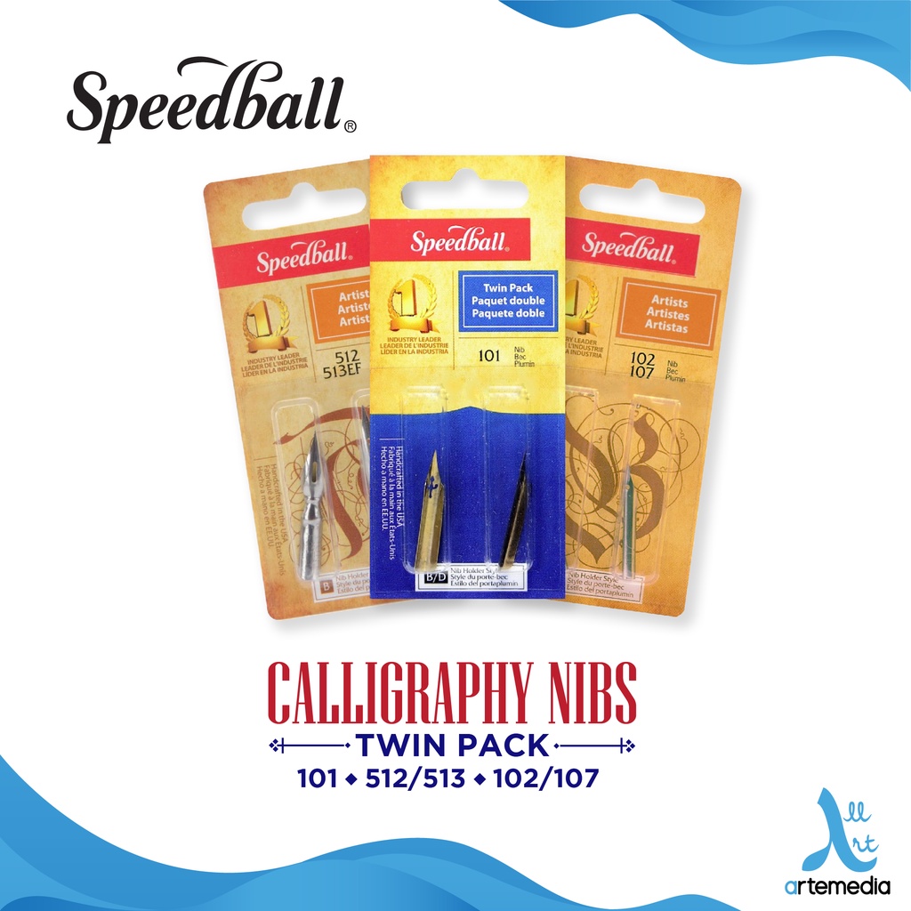 Jual Speedball Calligraphy Nib Twin Pack | Shopee Indonesia