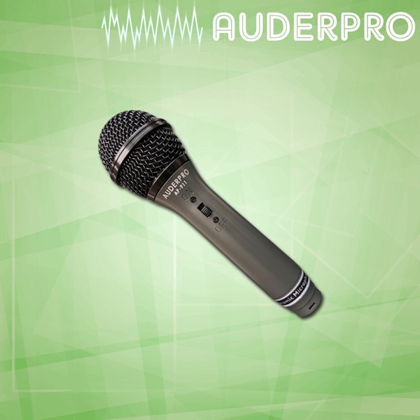Jual Mikrofon kabel dynamic AUDERPRO AP-911 bagus buat karaoke ORIGINAL ...