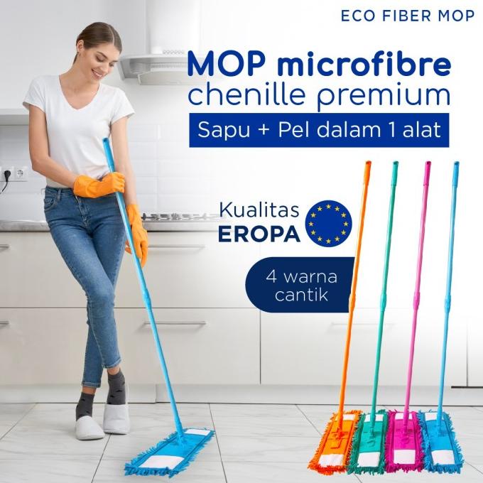 Jual FLOORWIZ ECO FIBRE MOP - ALAT PEMBERSIH LANTAI PEL PRAKTIS | Shopee Indonesia