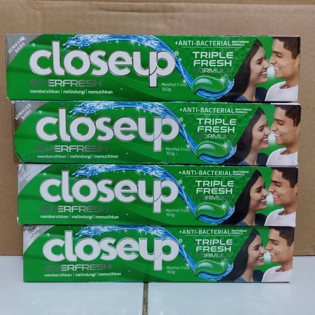 Jual Pasta Gigi Close up Everfresh Menthol Fresh 160 gr (Expired 07/ ...