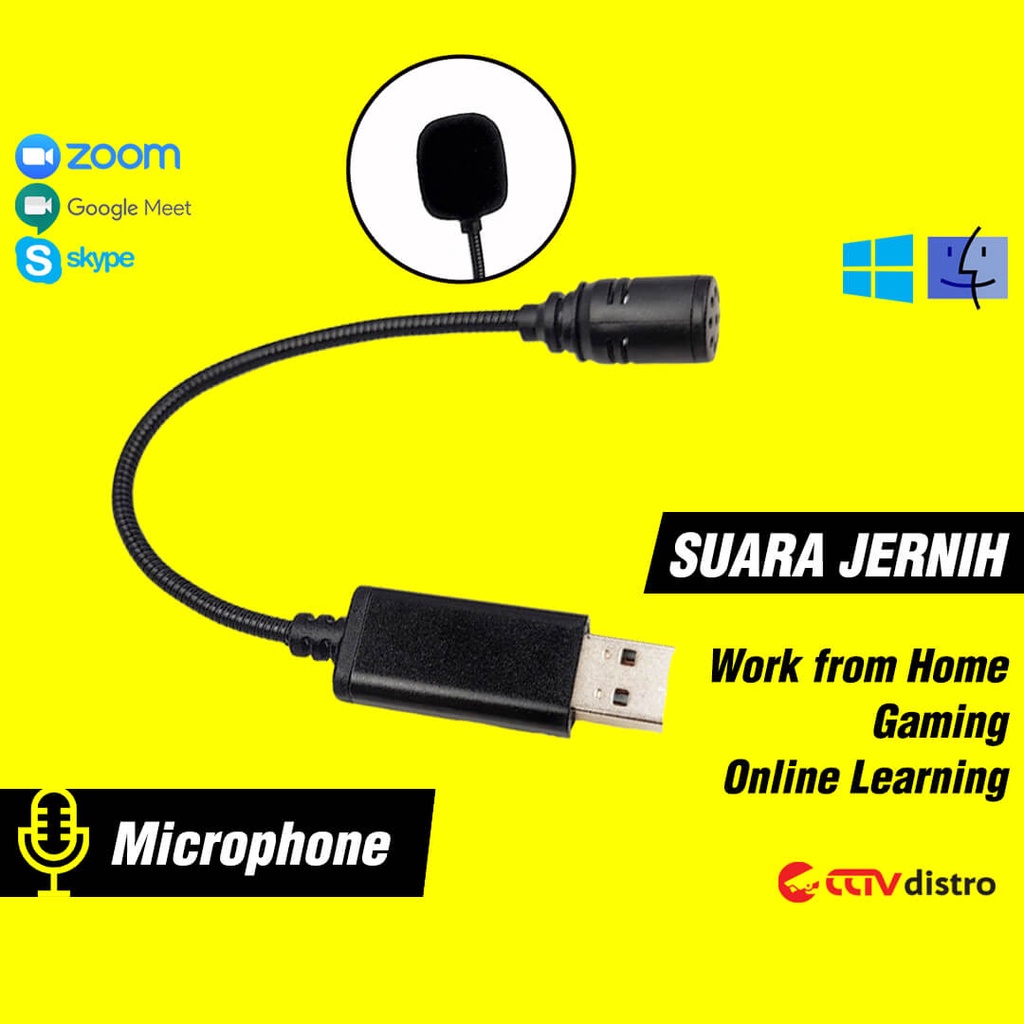 Jual U02 Mic USB Desktop Mini Microphone Untuk PC Laptop Mikrofon ...