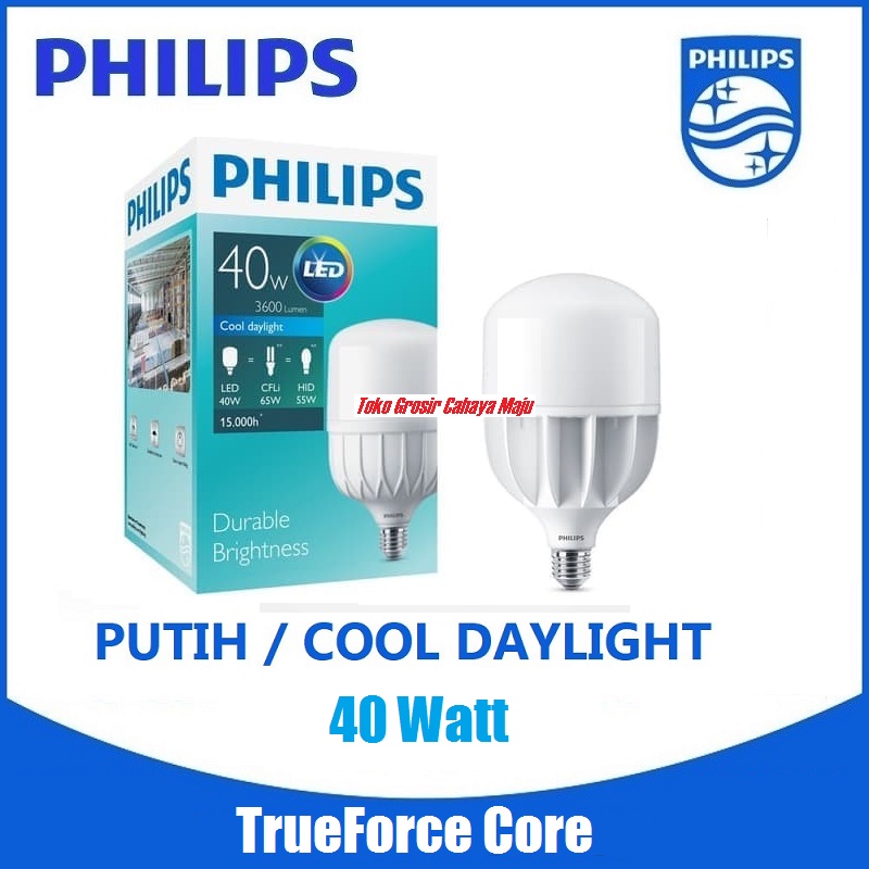 Jual Lampu LED Philips 40 Watt 40W 40Watt 40 W TrueForce Core | Shopee Indonesia