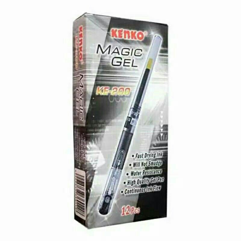 Jual Pulpen Gel Kenko Magic Gel KE-200 0.5mm 12 Pcs | Shopee Indonesia