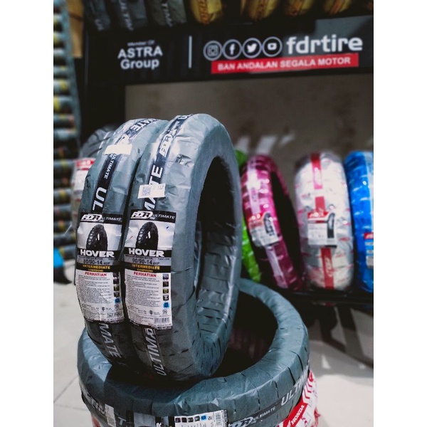 Jual 1 set Ban Motor FDR Hover 80/90-14 dan 90/90-14 Tubles free pentil ...