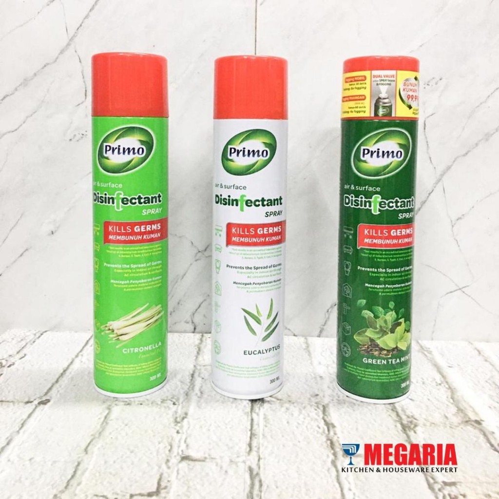 Jual Disinfectant Spray Fogging PRIMO / Desinfektan Spray 300ml ...