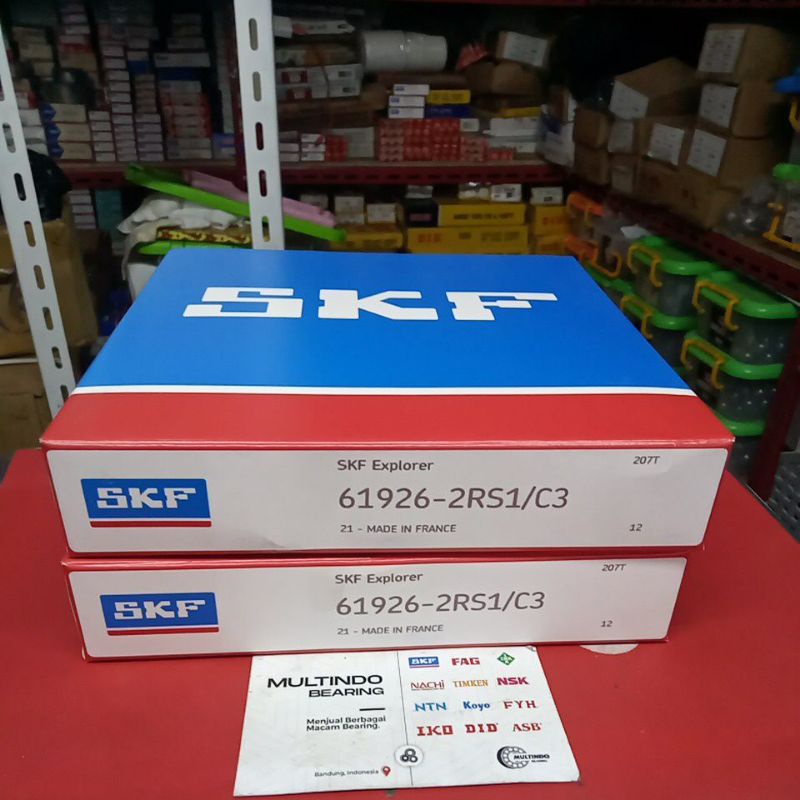 Jual Ball Bearing 61926 / 6926 2RS1 /C3 SKF ORIGINAL | Shopee Indonesia