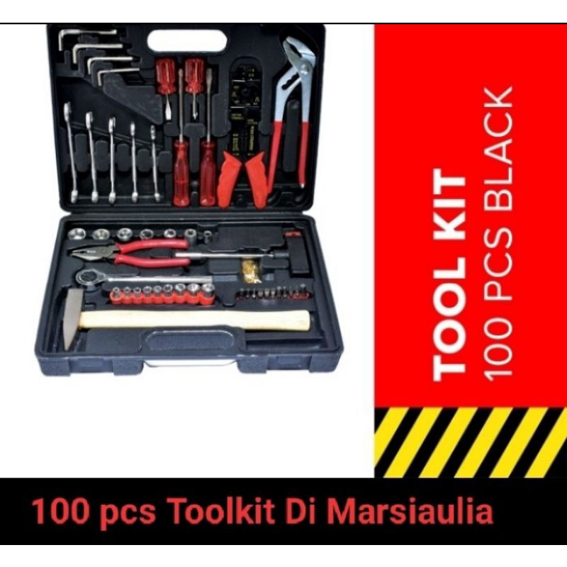 Jual KENMASTER 100 Tool Kit KM-N2 100 Pcs Black - toolkit 100 pcs N2 ...