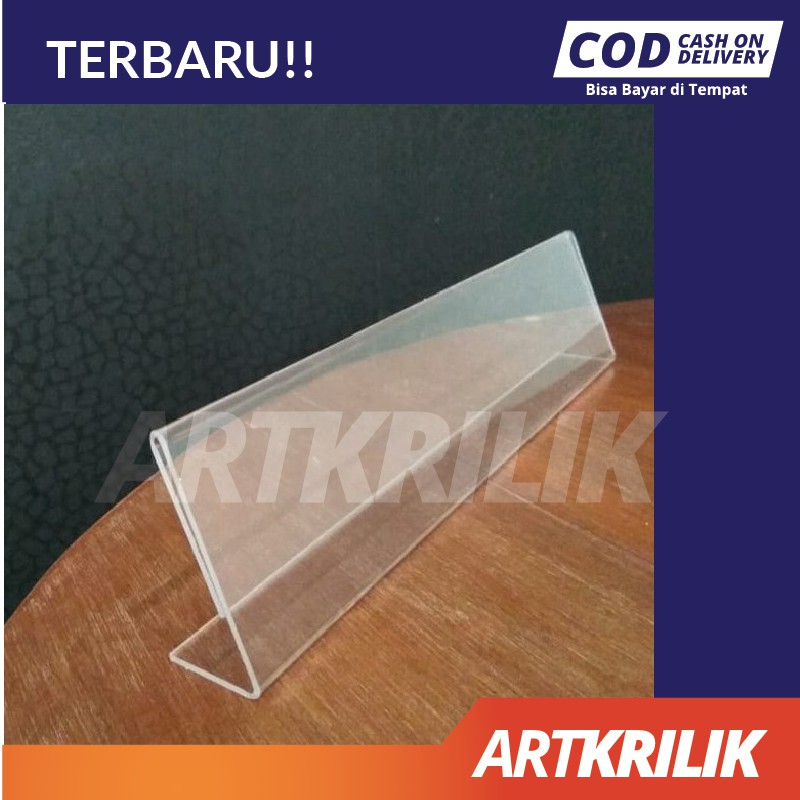 Jual PAPAN NAMA MEJA | SIGN RESERVASI VIP CAFE RESTO 30 x 7 CM AKRILIK ...