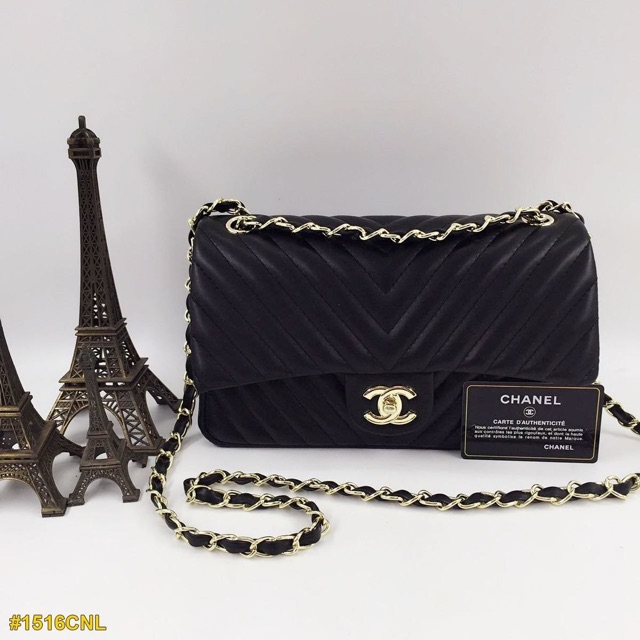 Jual CHANNEL CHEVRON FLAP | Shopee Indonesia