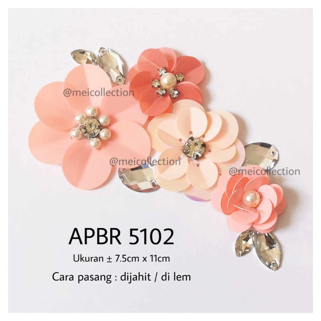 Jual Payet rangkai mutiara pinggang leher permata kompilasi APL / APBR nuansa warna peach ...